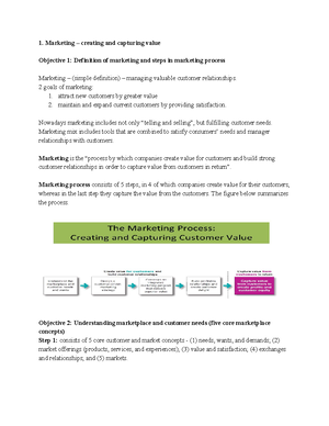 Chapter 4 summary - Principles of Marketing - Chapter 4 summary: The ...