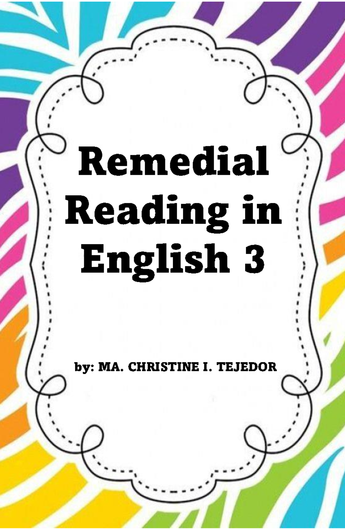 Remedial Reading Exercises for English 3: Comprehension Skills - Studocu