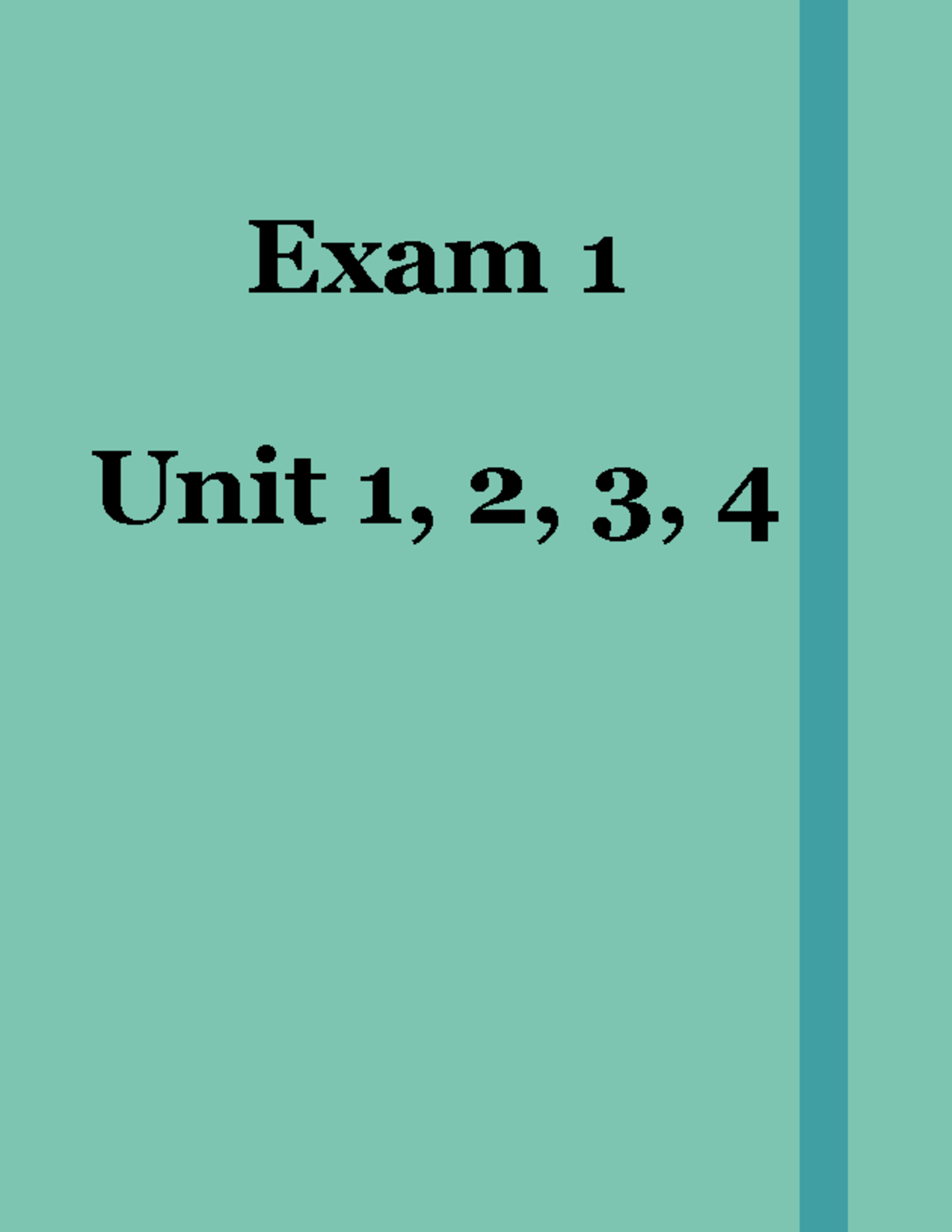 Exam 1 - Key Questions and Insights for Nursing Practice - Studocu
