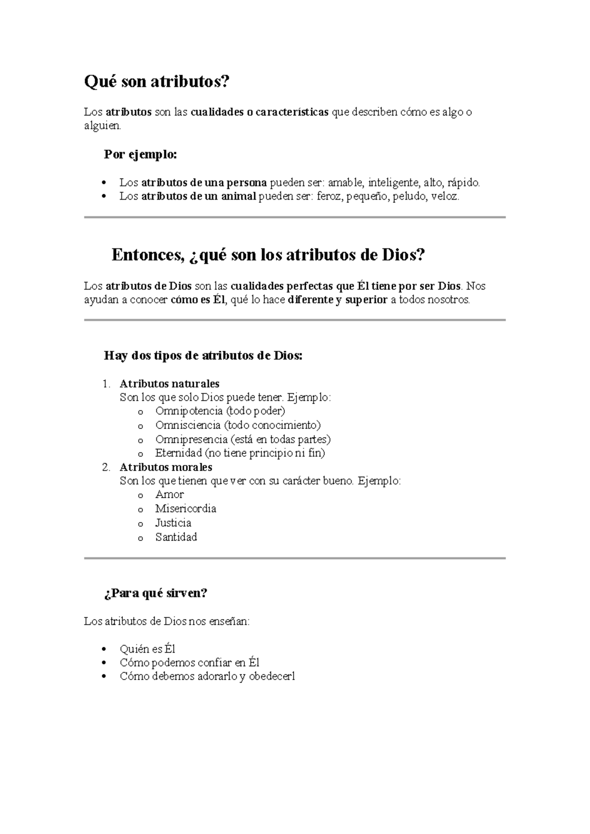 Qué son atributos - ass - Qué son atributos? Los atributos son las ...