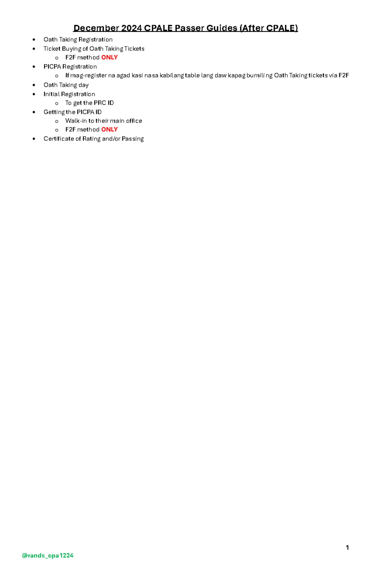 CPA Passer Ultimate Guide: Steps for CPALE Registration & Oath Taking ...