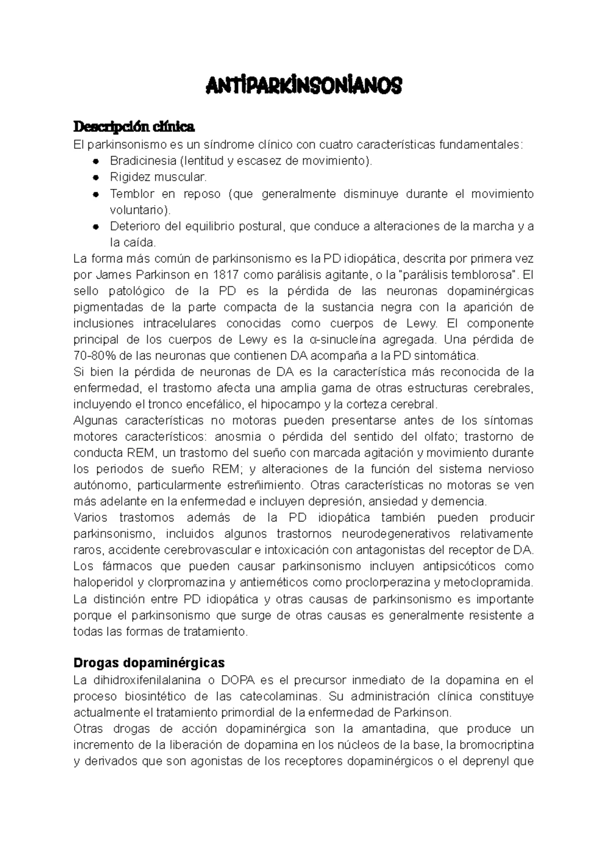 Resumen sobre Corticoides en Farmacología Clínica - Studocu