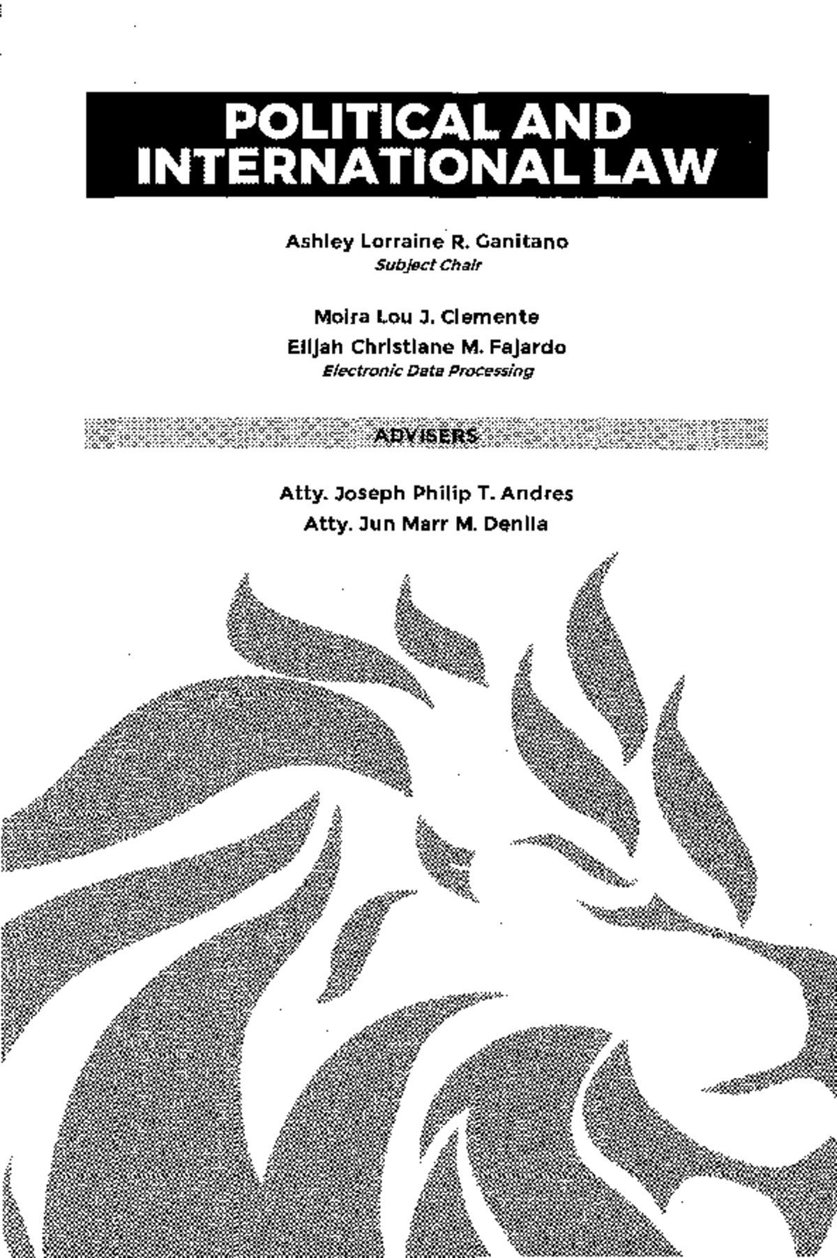 Political Law Red Book 2024: Key Concepts & Review Guide - Studocu