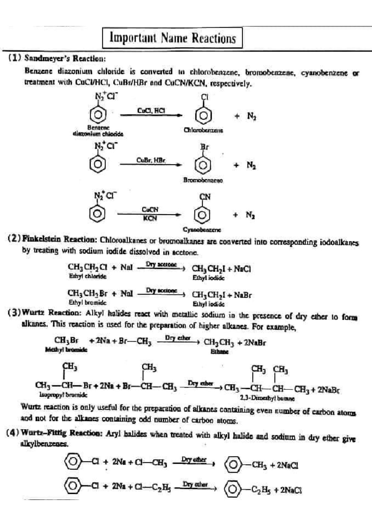 Name Reactions in Organic Chemistry (Course Code: 69931) - Studocu