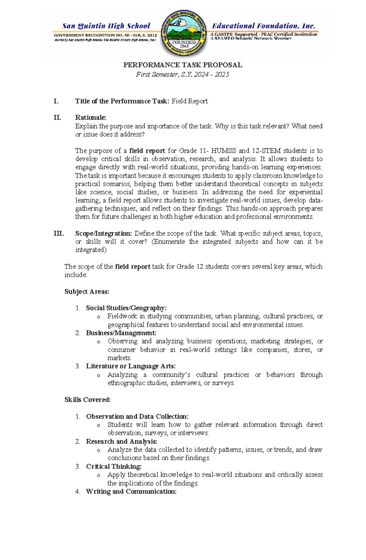 PETA- Proposal - This will help you to do your position paper ...