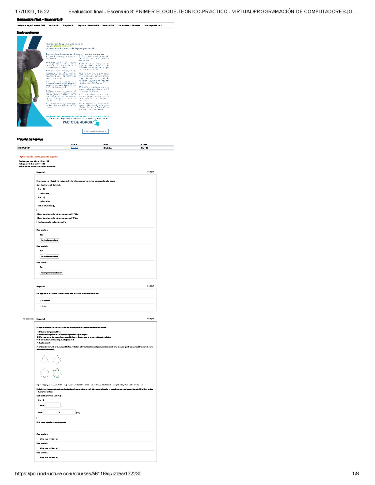 Evaluación Final - Escenario 8 - Programación de Computadores [Grupo B01] - Studocu