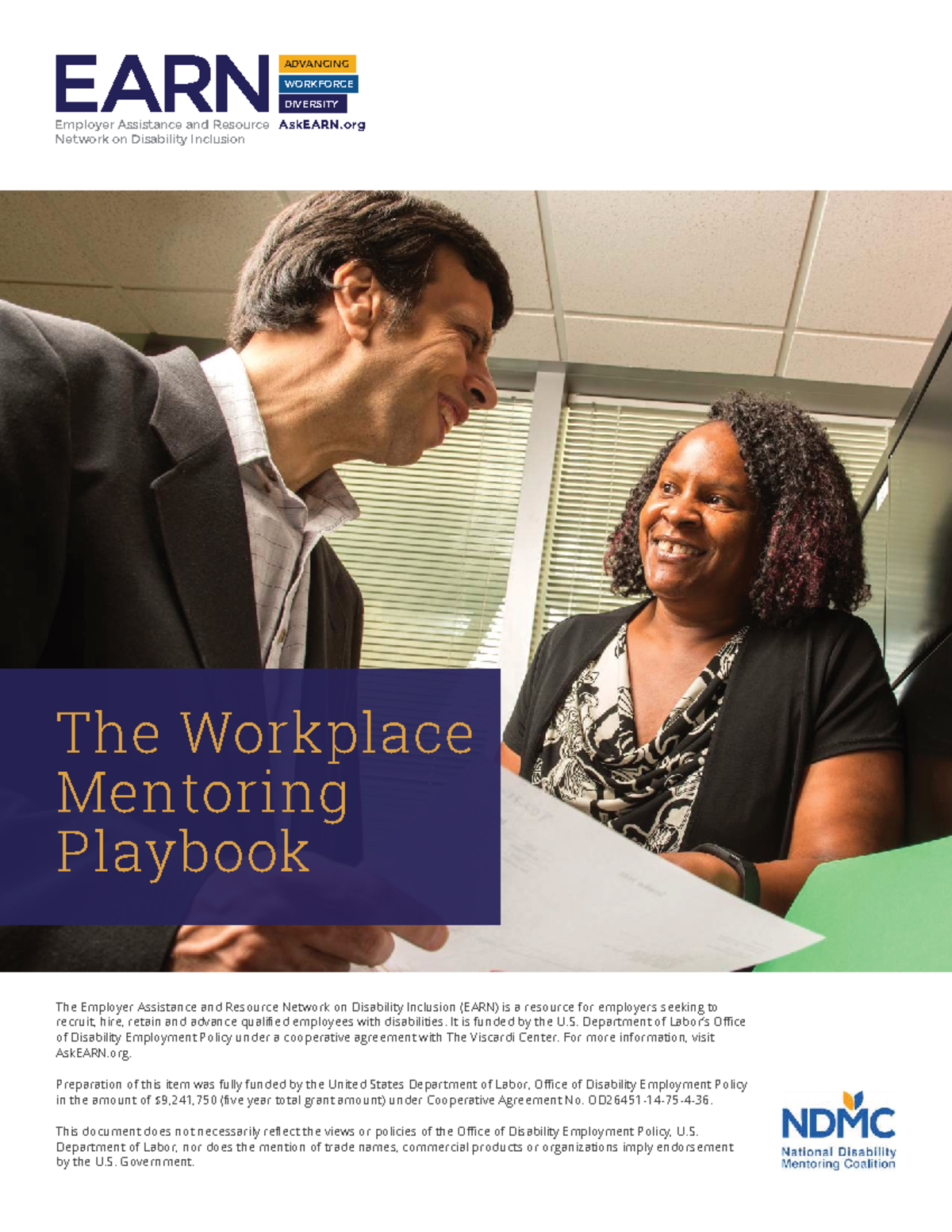 EARN - Workplace Mentoring Toolkit for Disability Inclusion Strategies ...