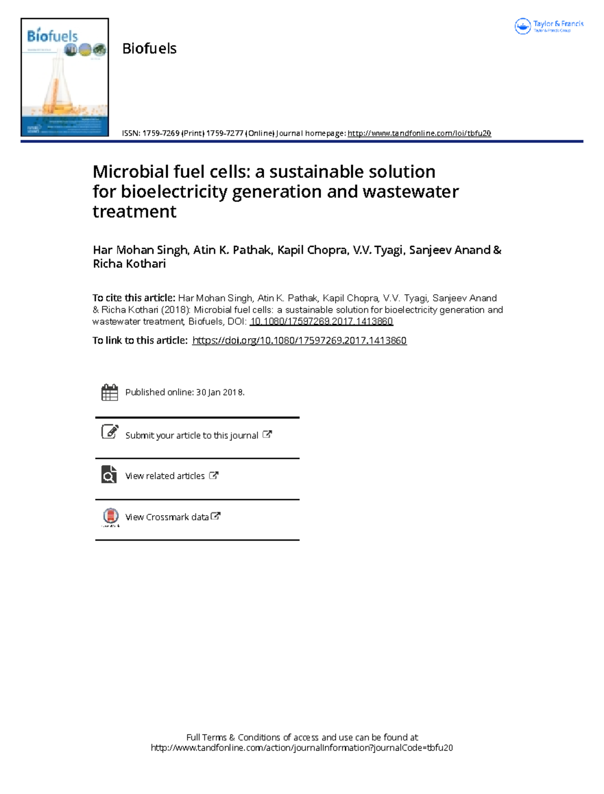 Microbial Fuel Cells (MFCs): Sustainable Bioelectricity & Wastewater ...