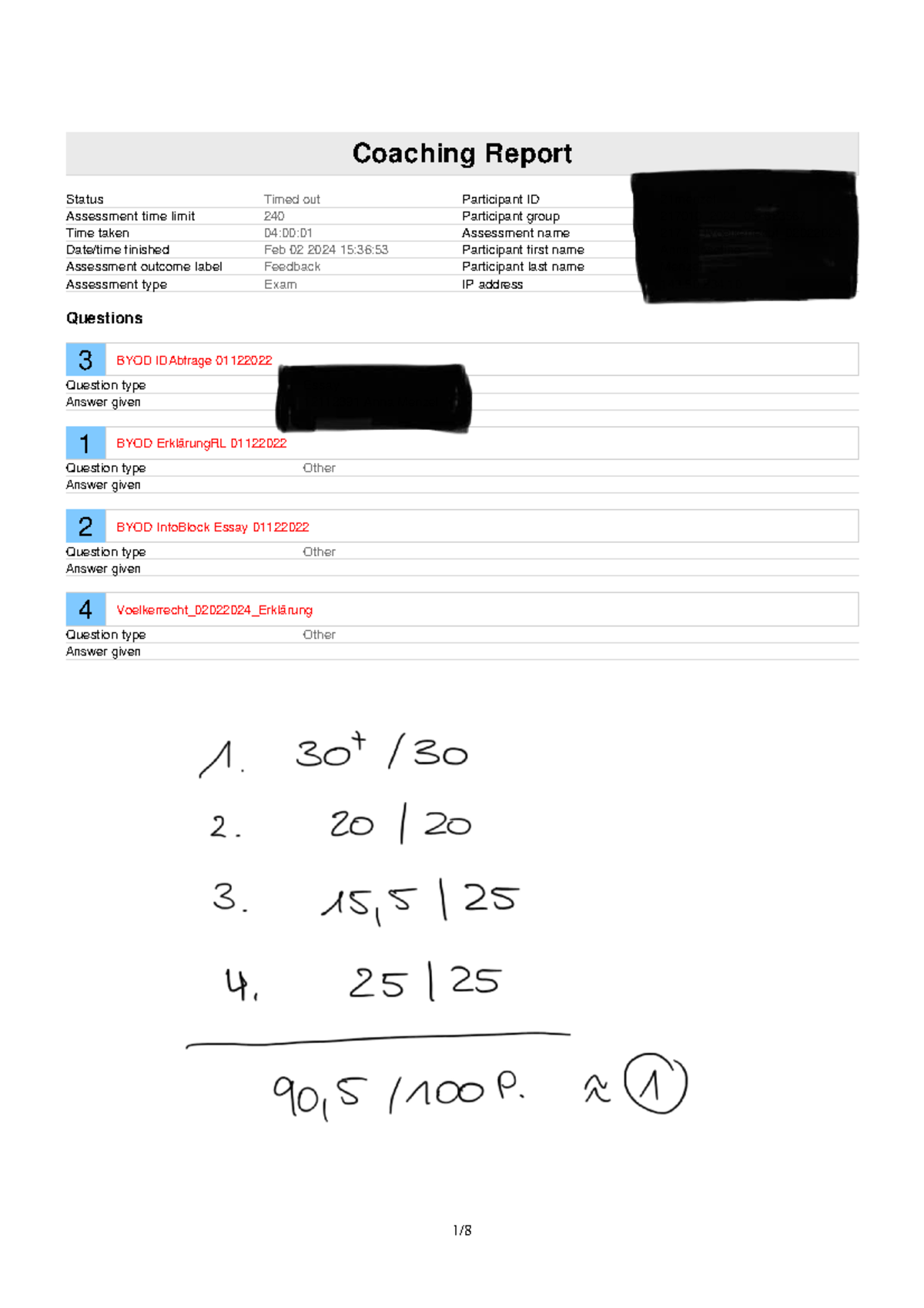 VOVoelkerrecht_Exam_Essay_Analysis_02_02_2024 - Studocu