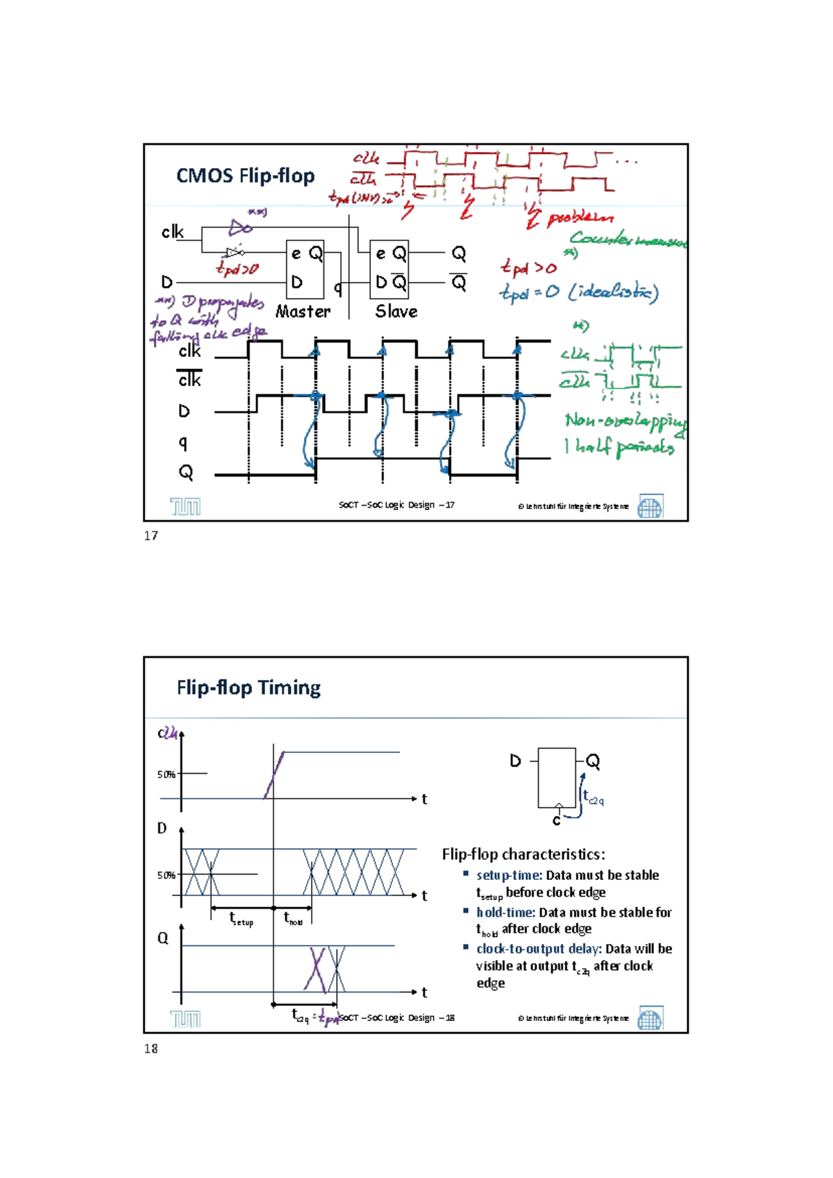 SoC Logic Design Recap: Timing Constraints & FSM Overview 02So CT - Studocu