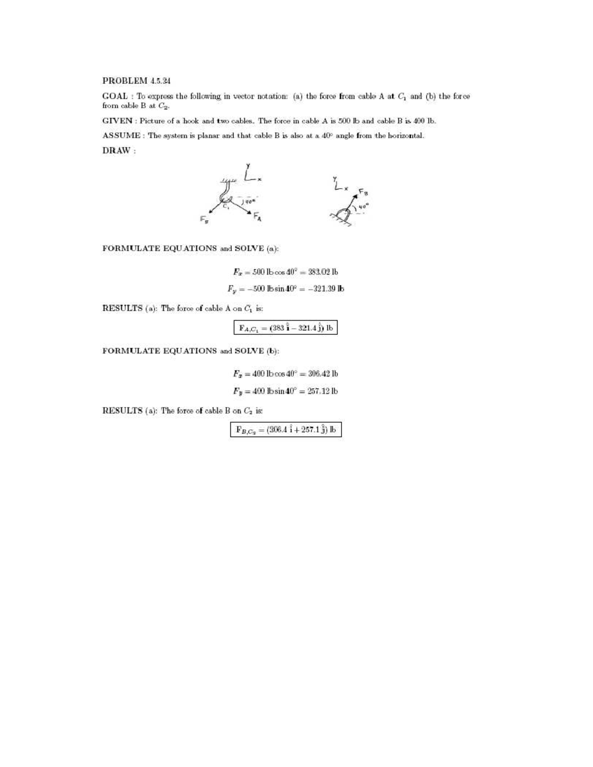 Resultant Force Analysis in Static Systems - PHYS 101 - Studocu