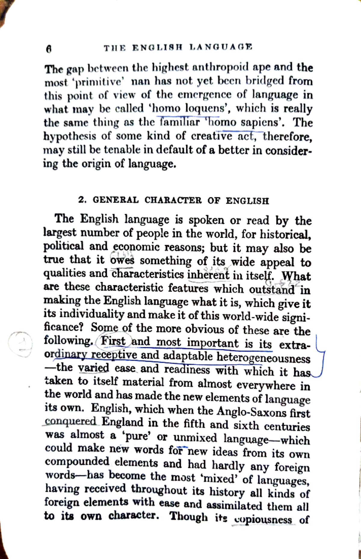 English Language Characteristics: Analysis & Evolution - Studocu