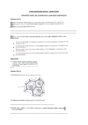 Cukry i lipidy - zadania maturalne mieszanka - ZAD. 1. Skrobia ...