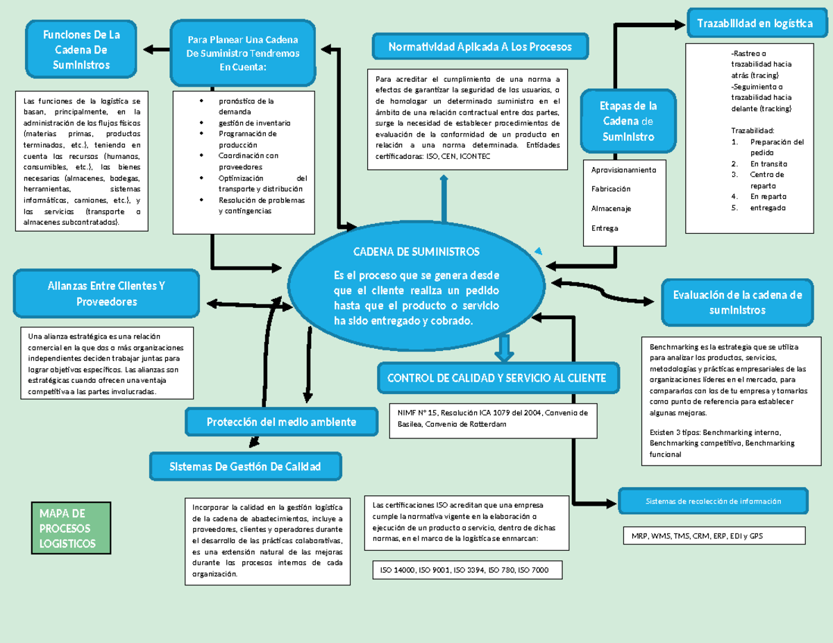 MAPA DE PROCESO LOGÍSTICO: Funciones y Trazabilidad en la Cadena de ...