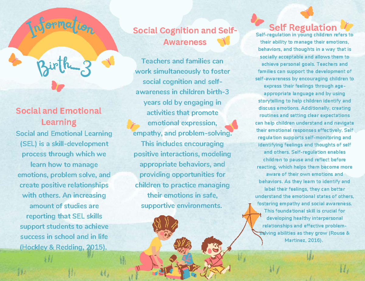 SEL Strategies for Birth-3: Fostering Emotional Growth - Studocu