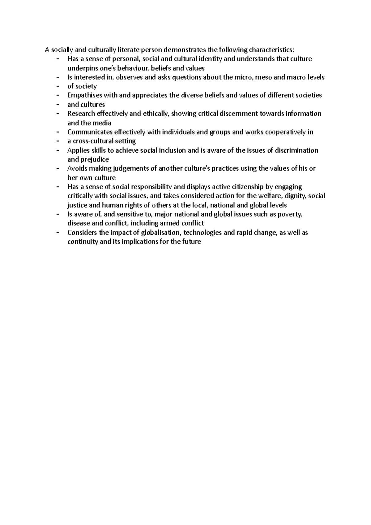 SAC cheat sheets - SAC notes for Changes and continuities, pop culture ...