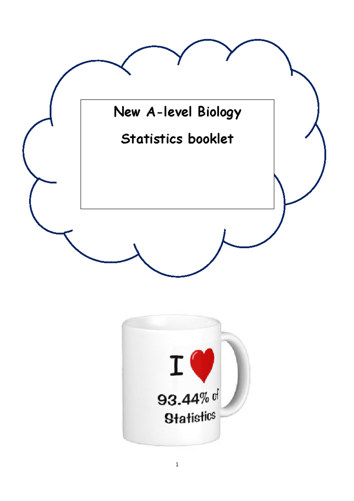 A Level Biology Statistics Booklet Update [12983] - Comprehensive Guide ...