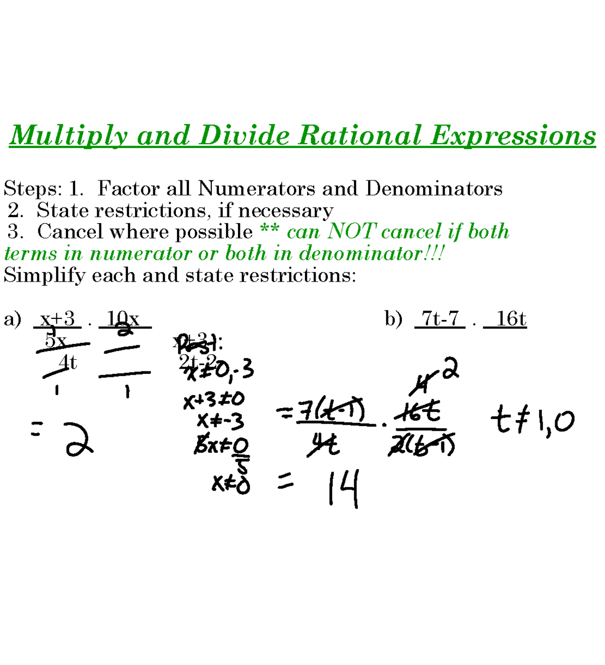Title: "Multiply and Divide Rational Expressions - Steps and Examples - Multiply and Divide ...