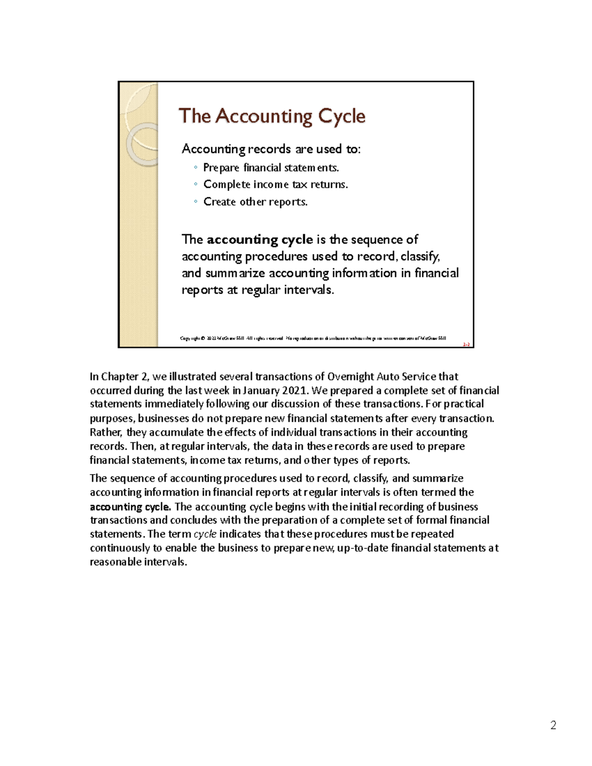 Financial Accounting: Understanding the Accounting Cycle (Ch3) - Studocu