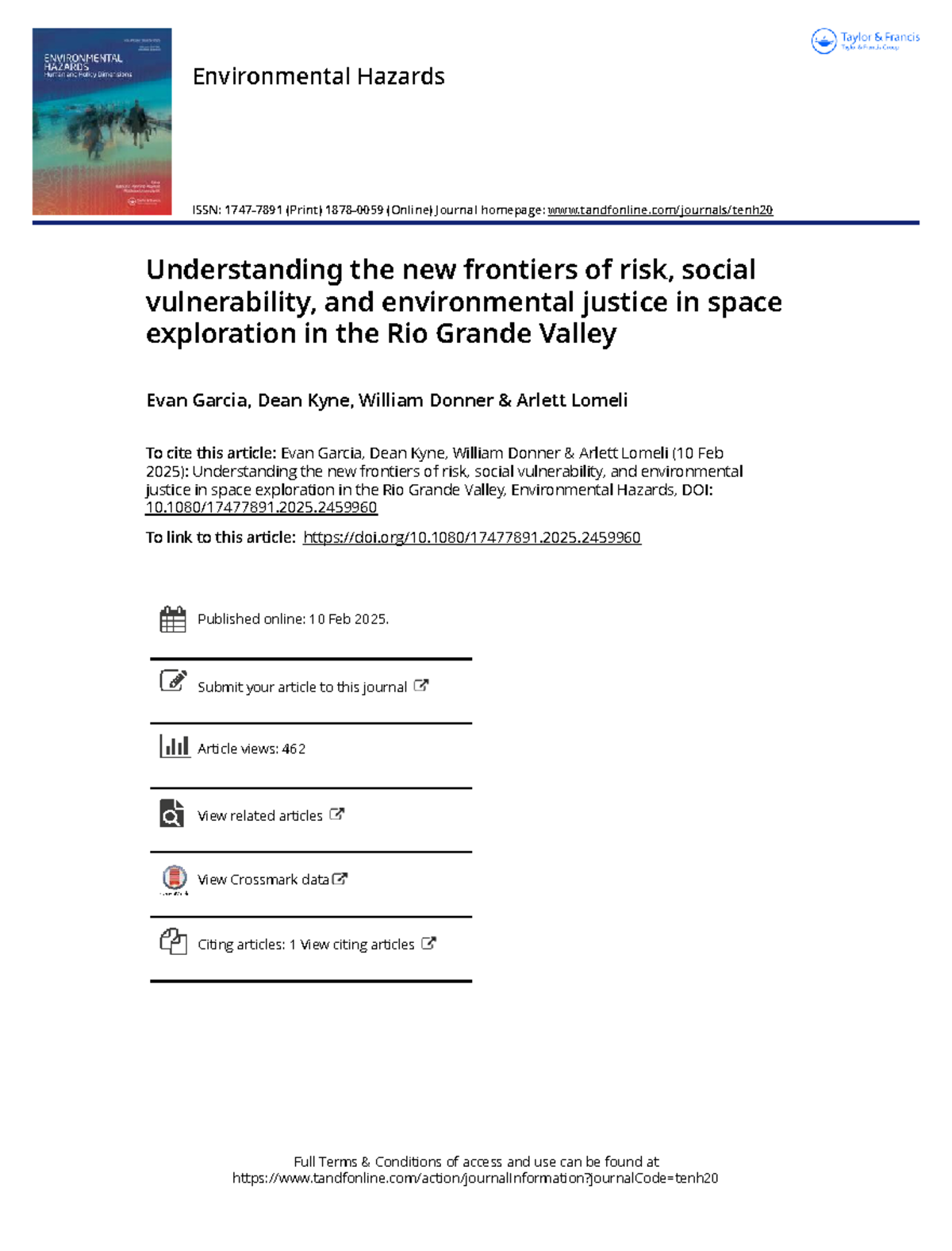 Understanding Environmental Justice in Space Exploration: A Study on ...