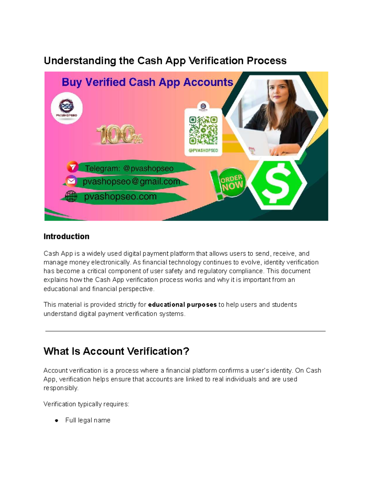 Cash App Verification Process: Importance & Insights for Students - Studocu