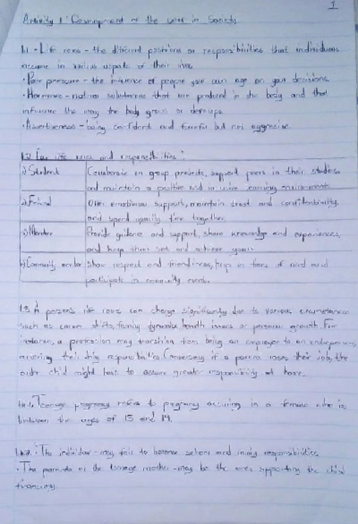 Geography Grade 11 Research Task: Investigating Community Development ...