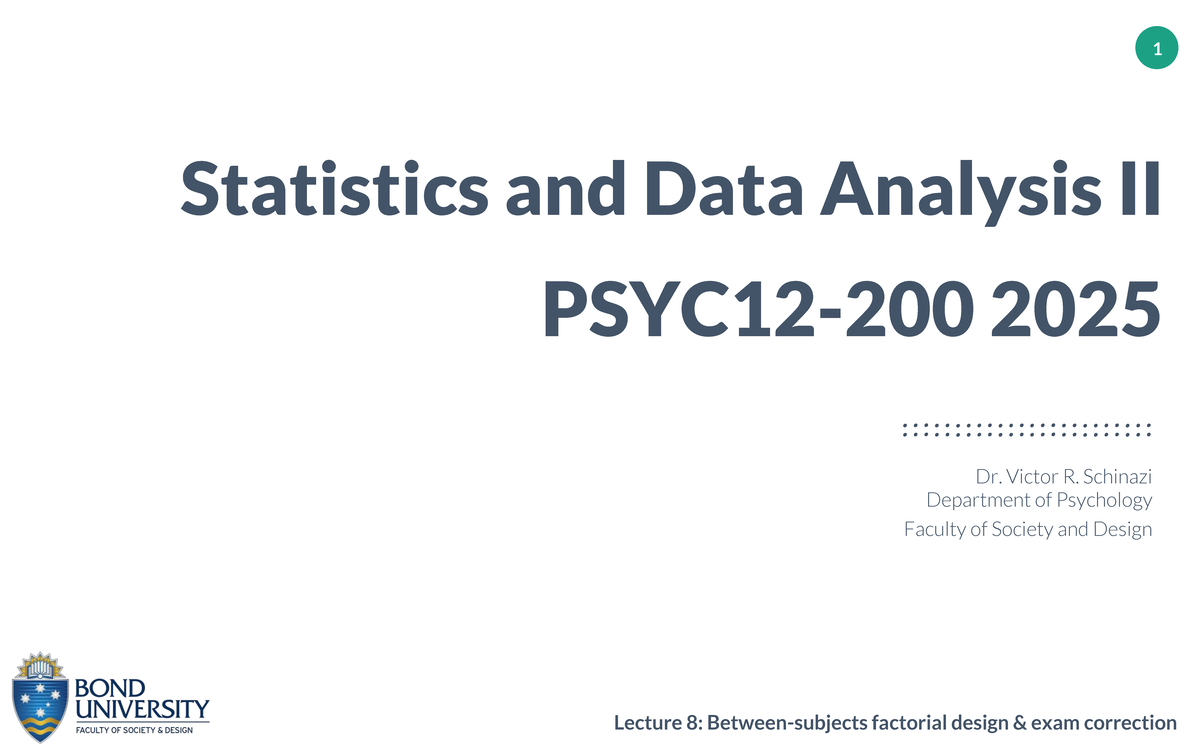 Final Exam Review: PSYC12-200 Factorial Design Analysis - Studocu