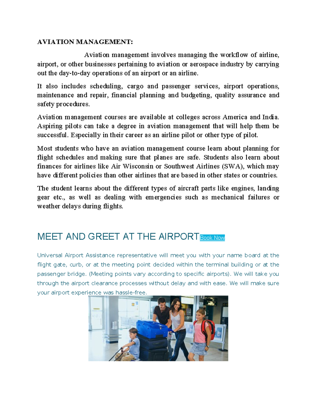 Aviation Management - Comprehensive Study Notes for Course Leadership ...