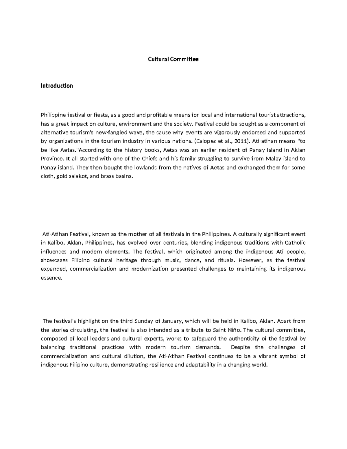 Cultural-Committee - 1st year student - Cultural Committee Introduction ...