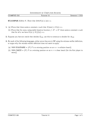 COMPSCI 350 Assignment 3: Key Concepts & Problem Solving Guide - Studocu