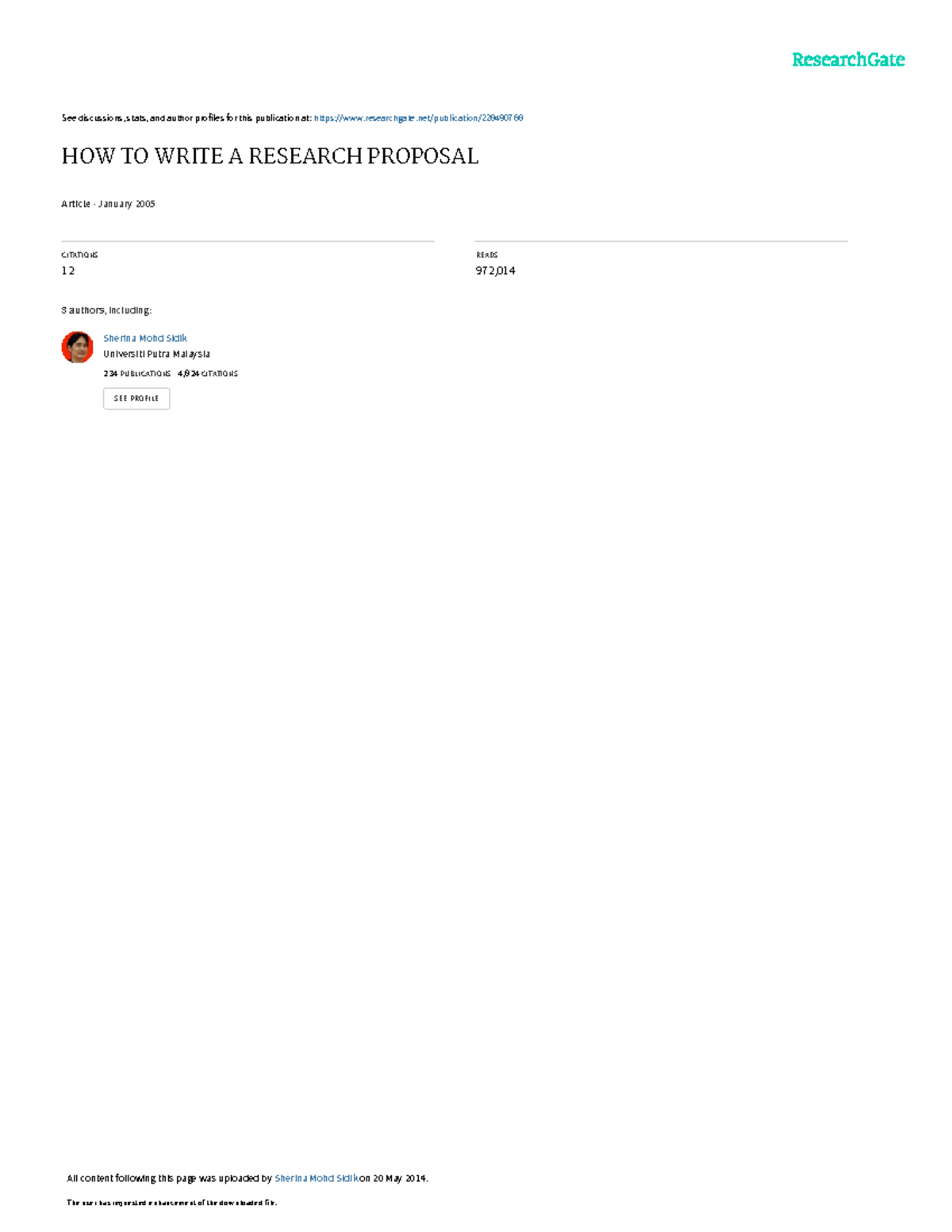 HOW TO WRITE A RESEARCH PROPOSAL - Guidelines and Tips - Studocu