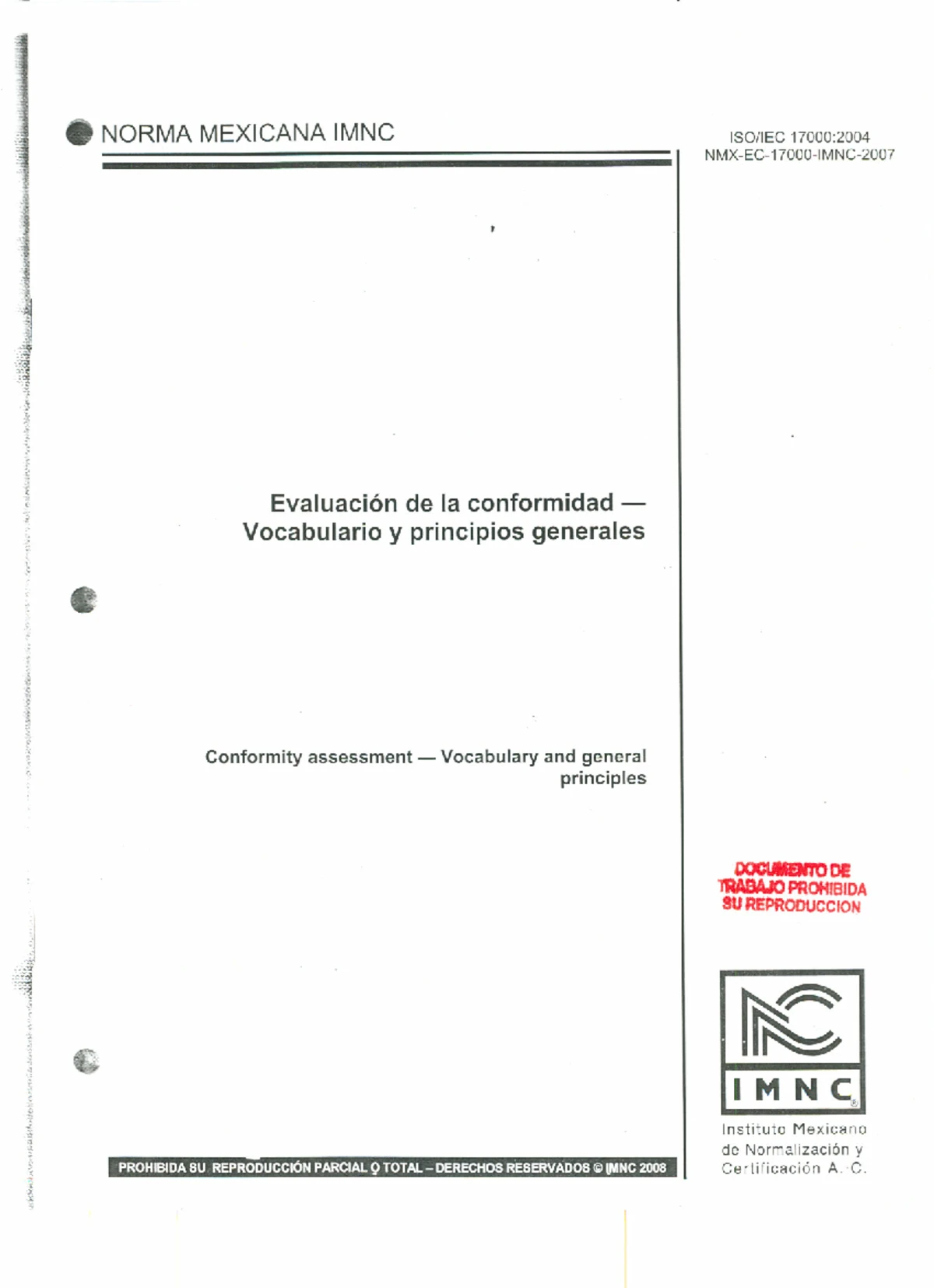 NMX-CC-9000-IMNC-2015 fundamentos y vocabulario - NORMA MEXICANA IMNC ...
