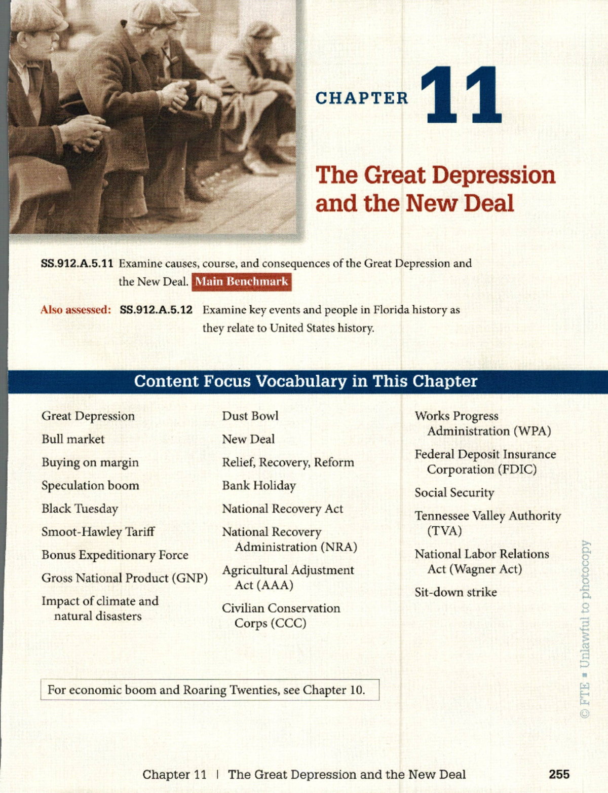 Gateway Textbook - Ch. 11 The Great Depression and the New Deal ...