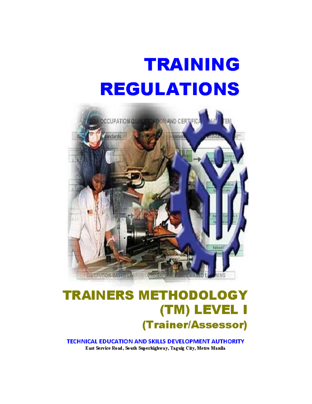 Trainer's Methodology I - Technical Education and Skills Development ...