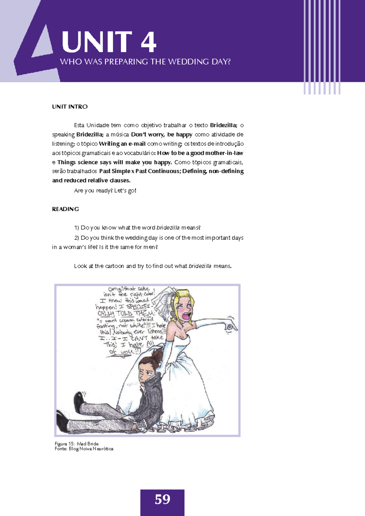 UNIT 4: WEDDING DAY PREPARATIONS - INTERMEDIATE ENGLISH NOTES - Studocu