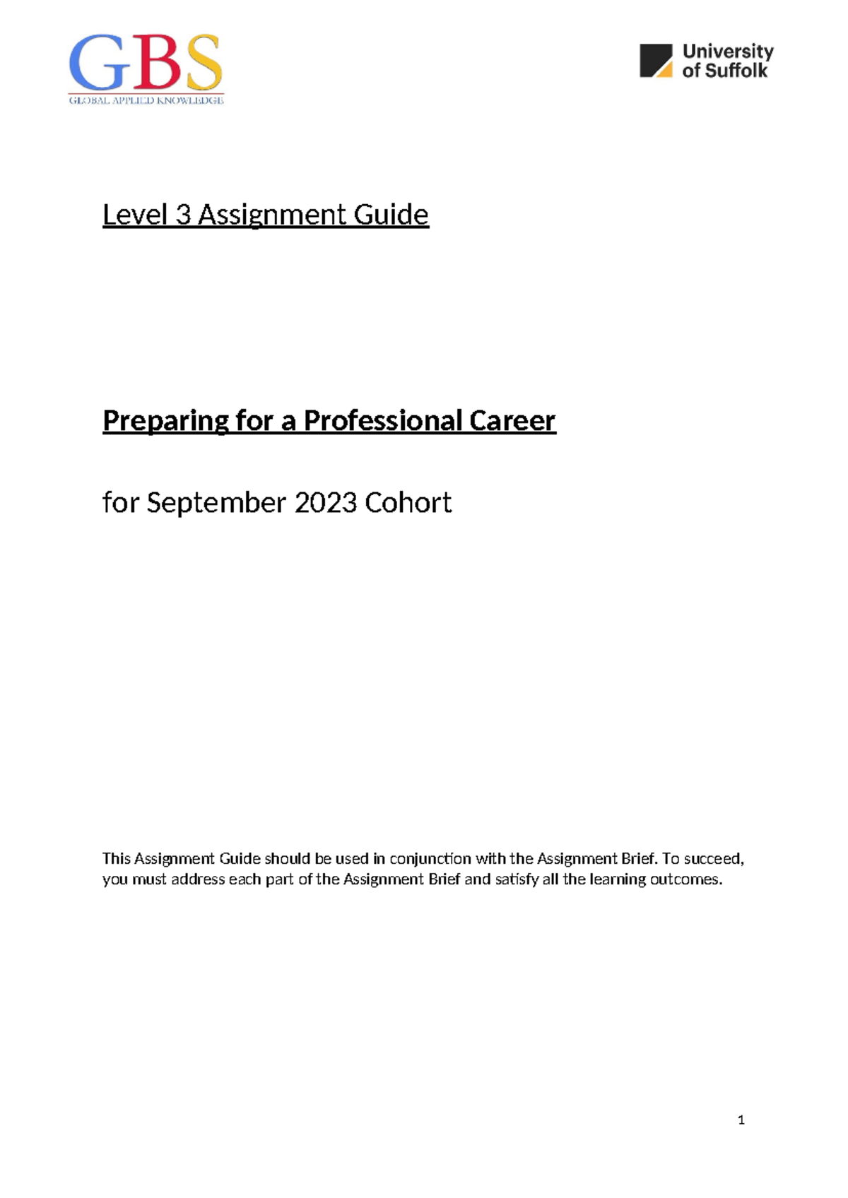 PPC Assignment Guide 2023-2024 - Level 3 Assignment Guide Preparing for ...