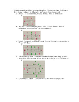Catalytic Transfer Hydrogenation Experiment Report - Section 235 - Studocu