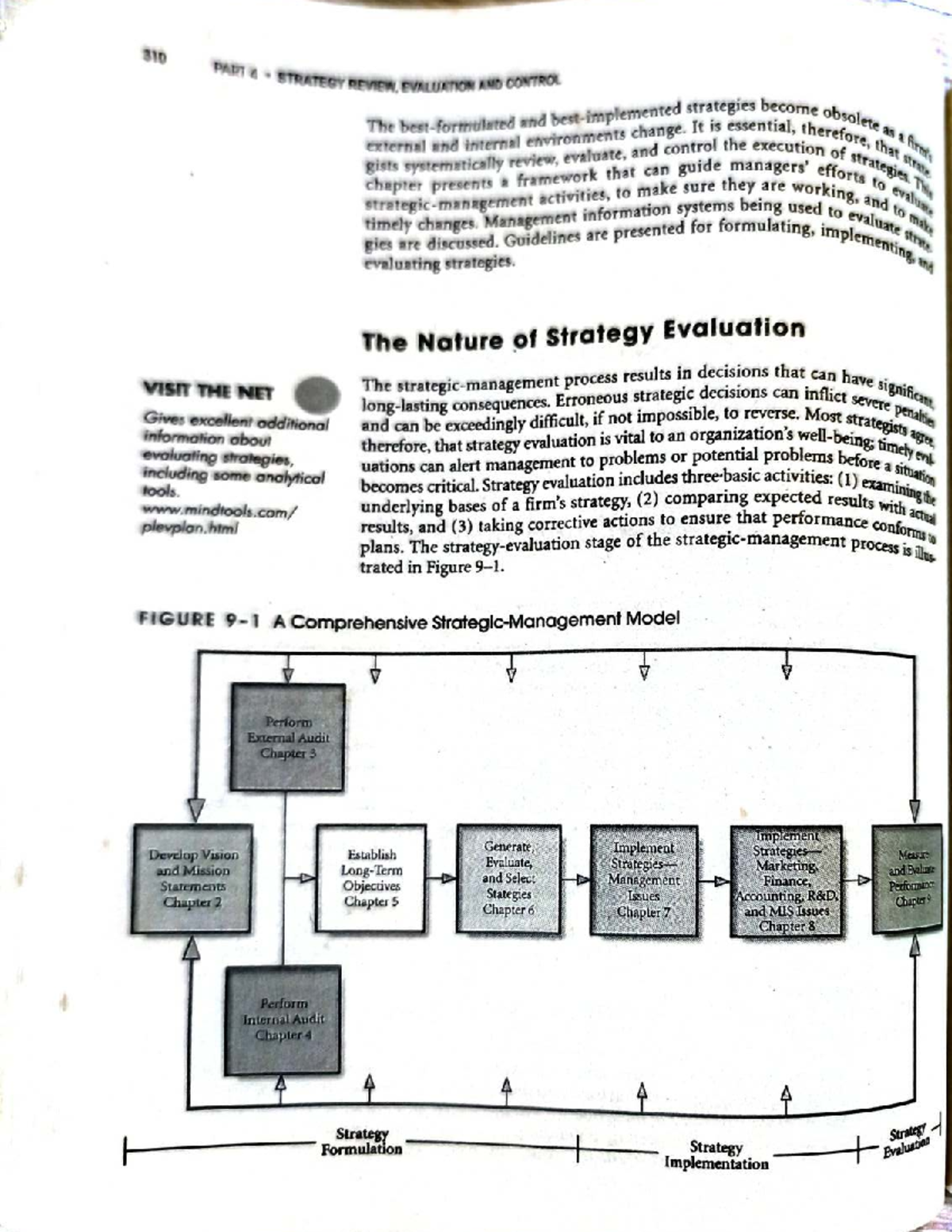 310 STRATEGY REVIEW, EVALUATION, AND CONTROL: A Comprehensive Guide ...