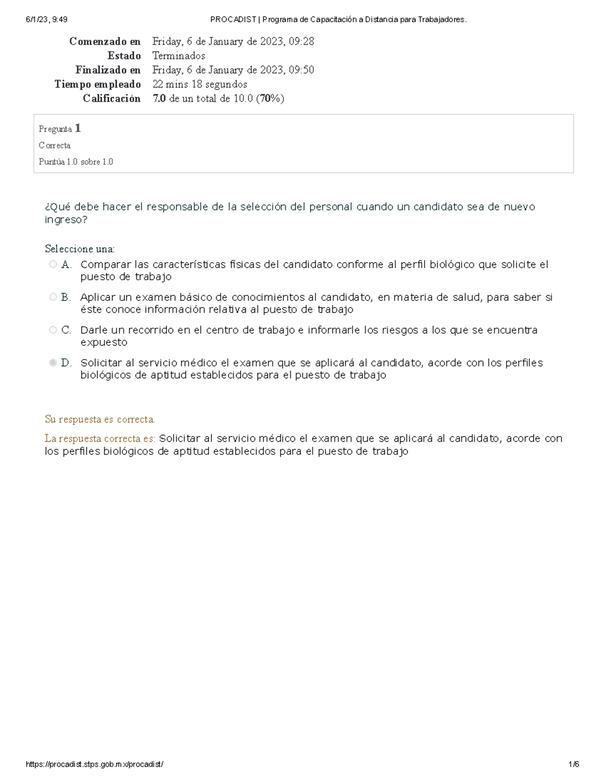 Capacitación a Distancia para Trabajadores - Procadist Program - Studocu