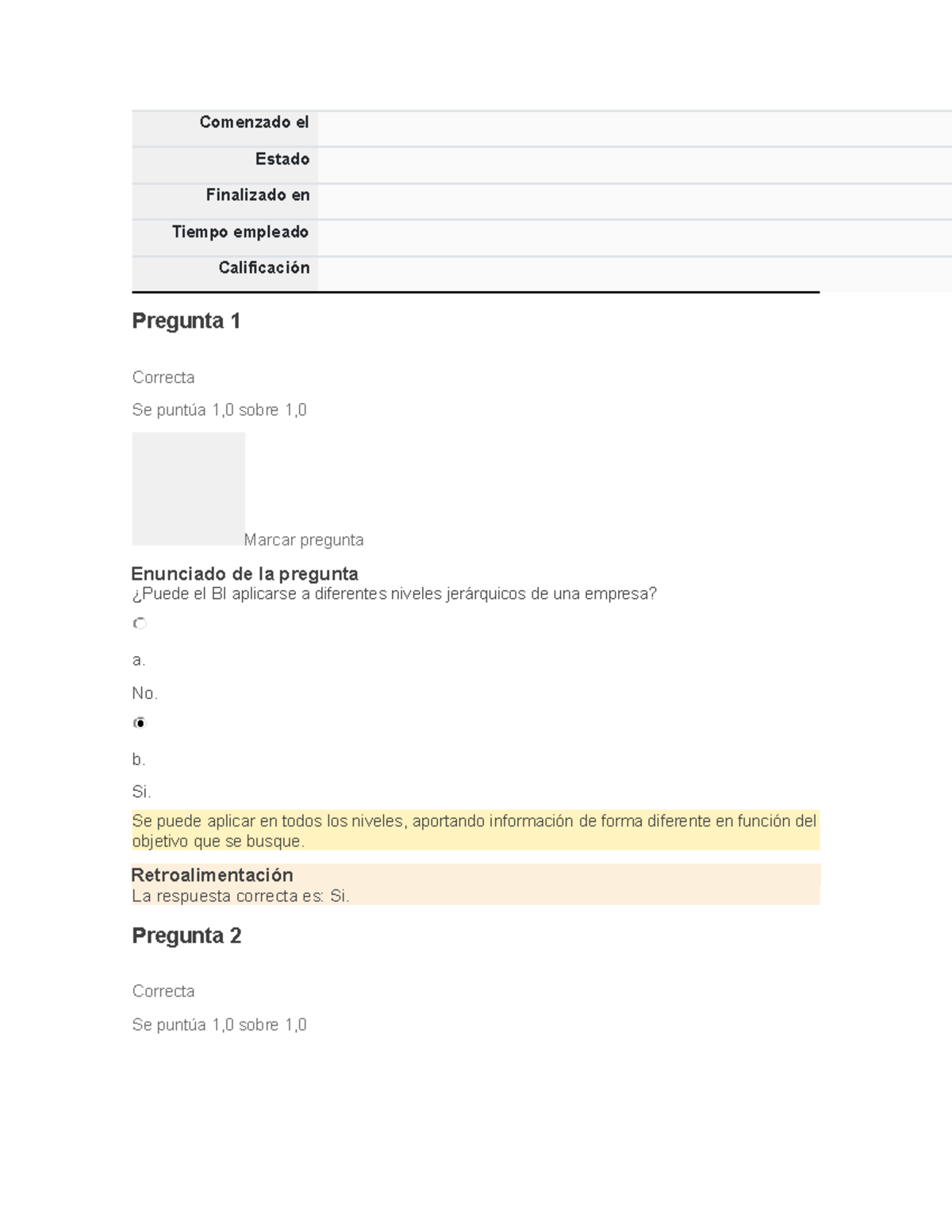 Evaluación 1 - Preguntas de Business Analytics y Big Data - Studocu