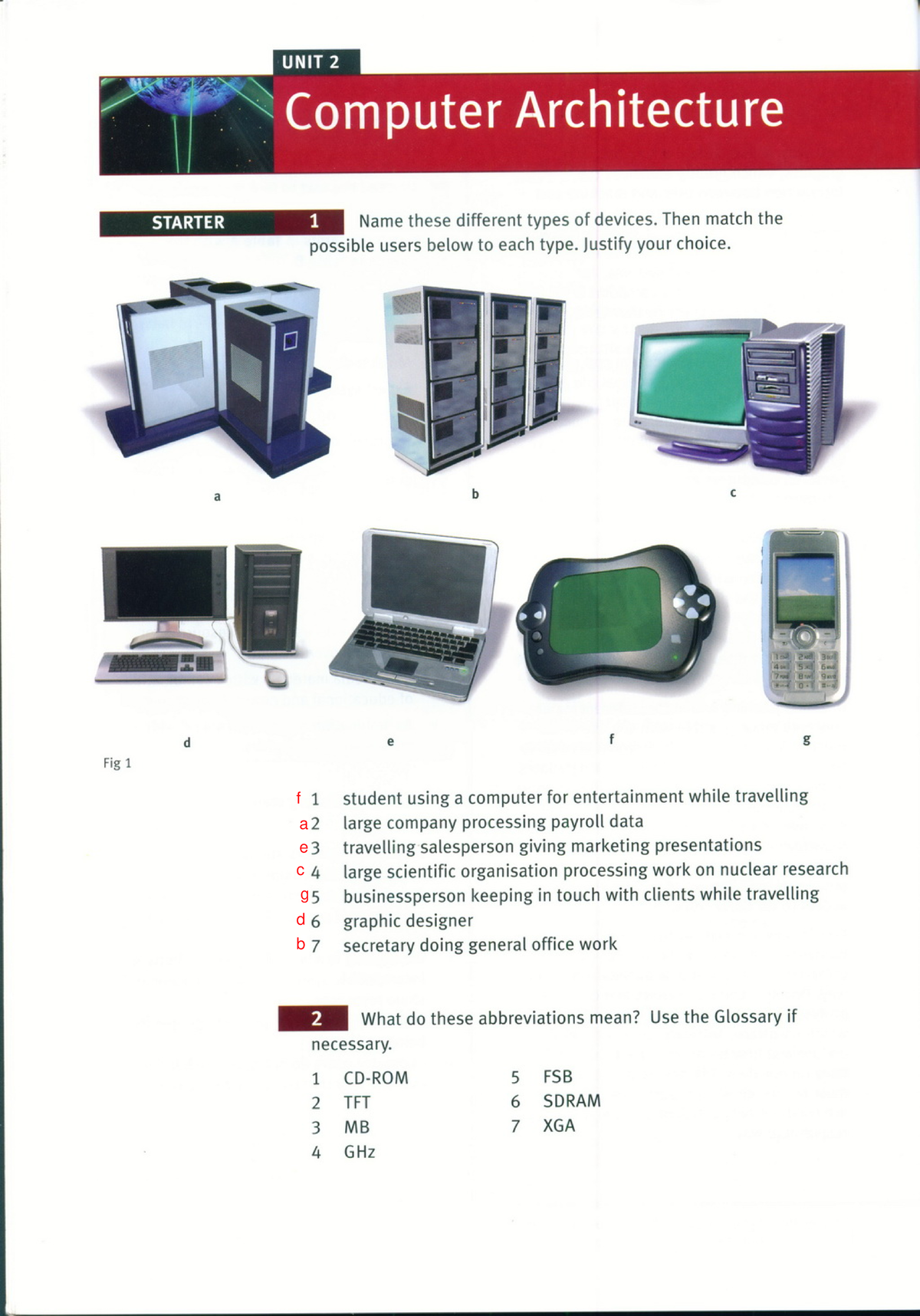 UNIT 2 Computer Architecture Notes: Devices, Memory, and Cache ...