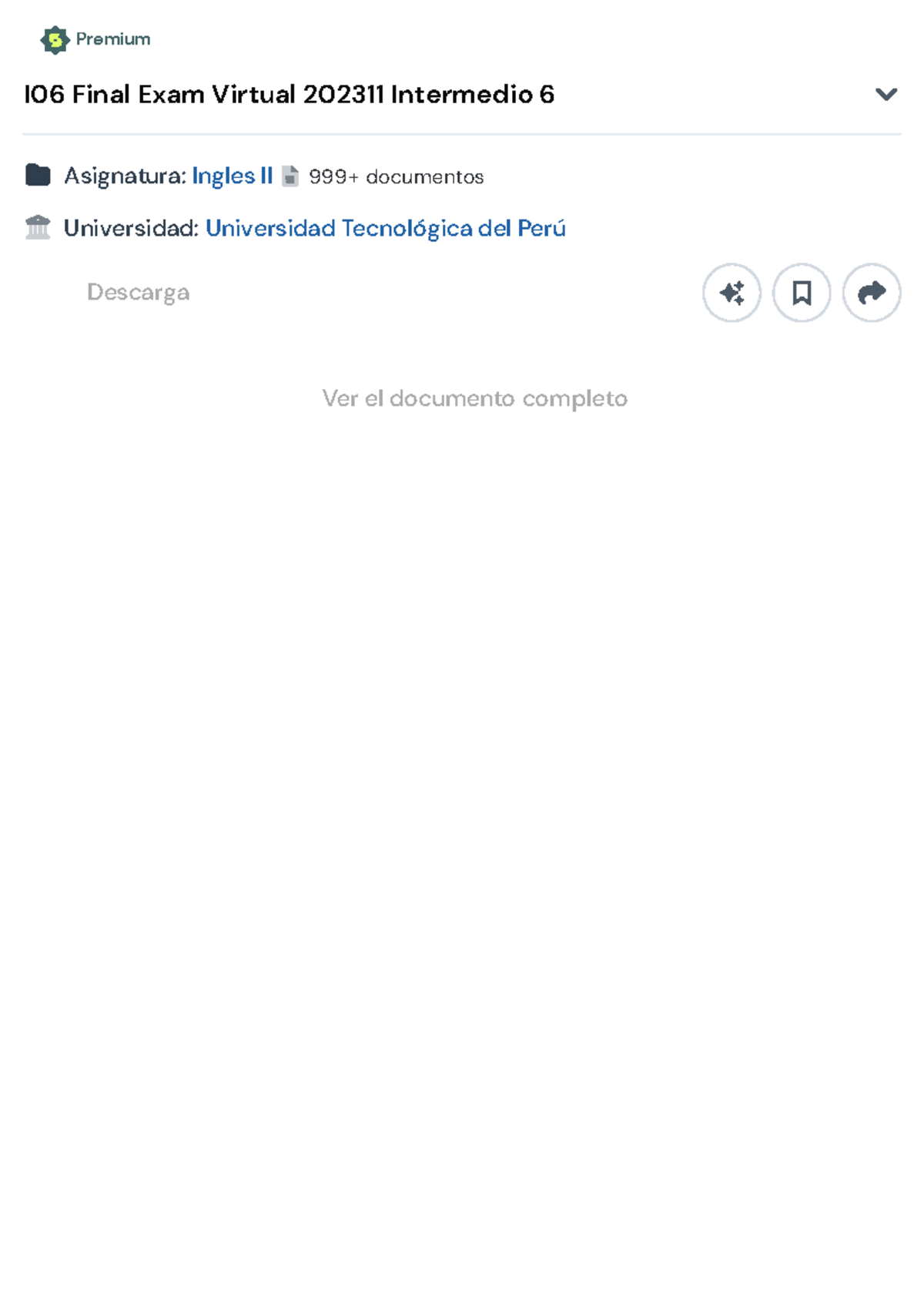 intermedio 6 ingles - I06 Final Exam Virtual 202311 Intermedio 6 ...