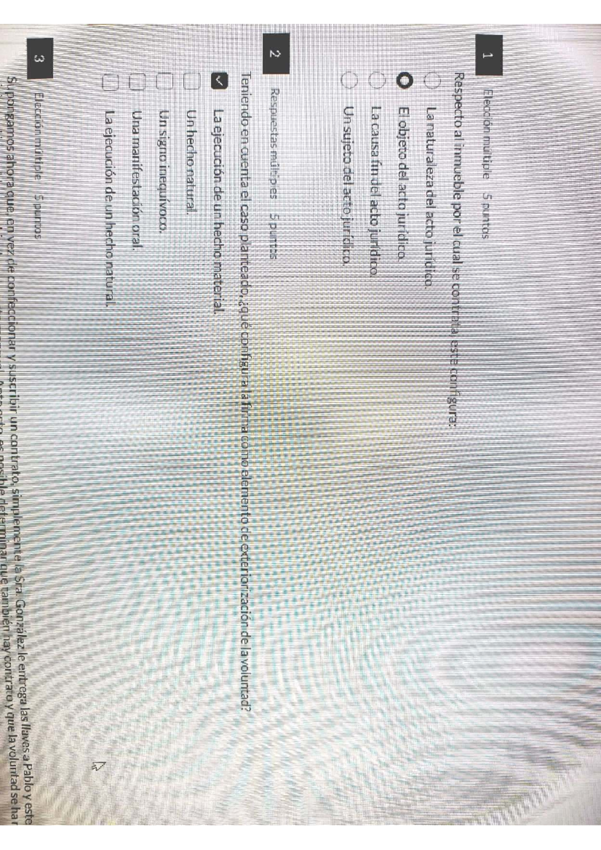 TP 2: Elección Múltiple sobre Actos Jurídicos y Contratos - Studocu