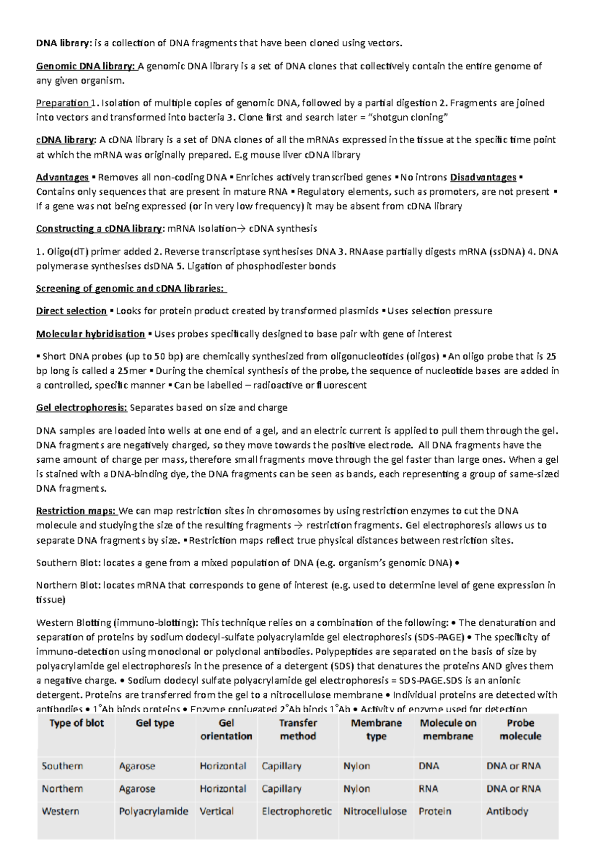 Genetics & Evolutionary Biology: DNA Libraries and Sequencing ...