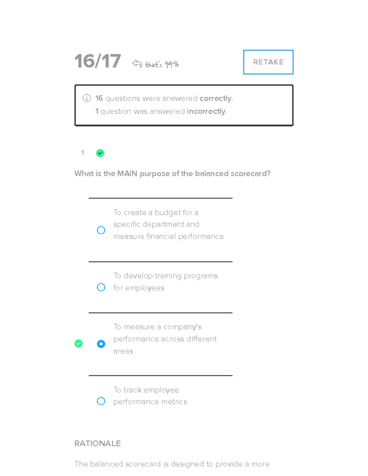 Unit 3 - Milestone 3: Analyzing Performance Measurement Strategies ...