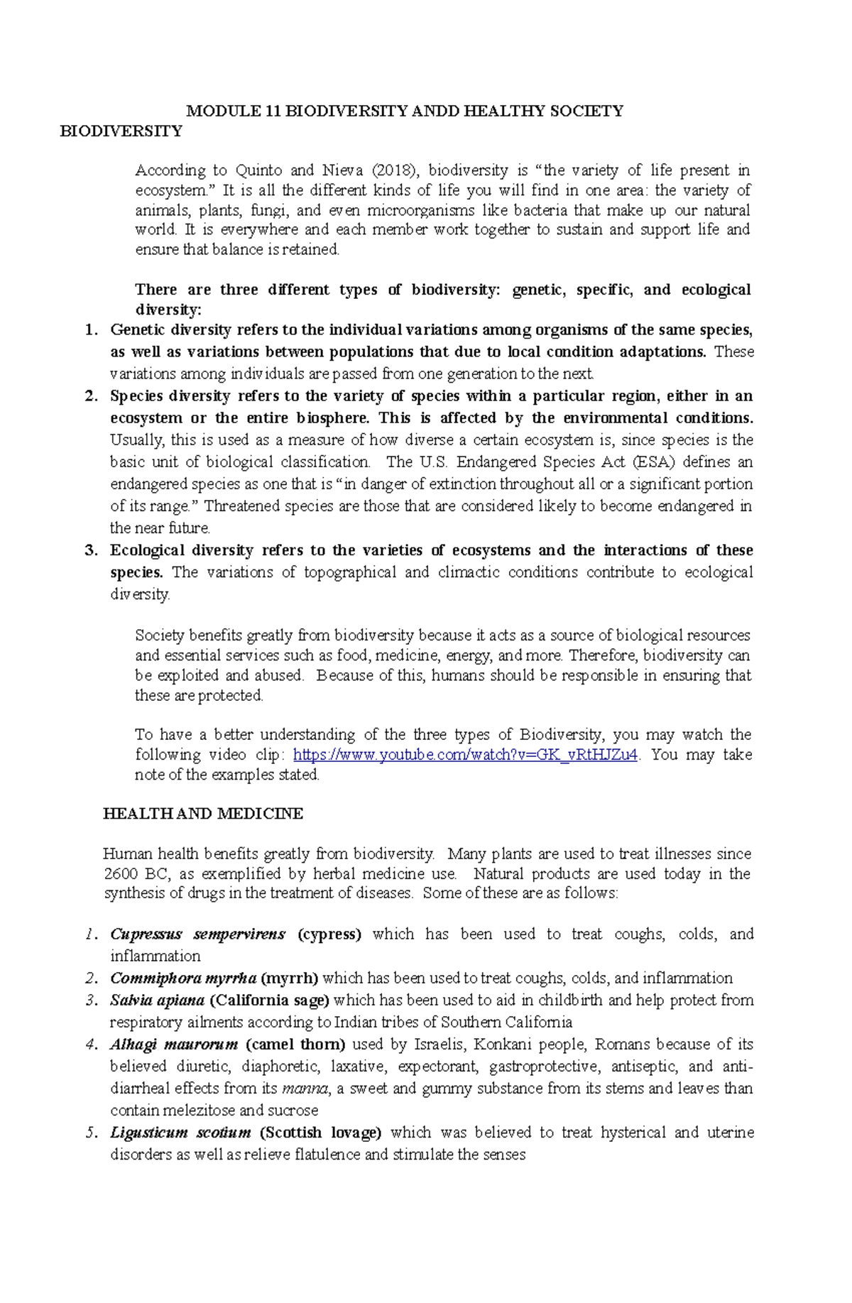Module 11 - Lecture notes 11 - Science, Technology, and Society ...