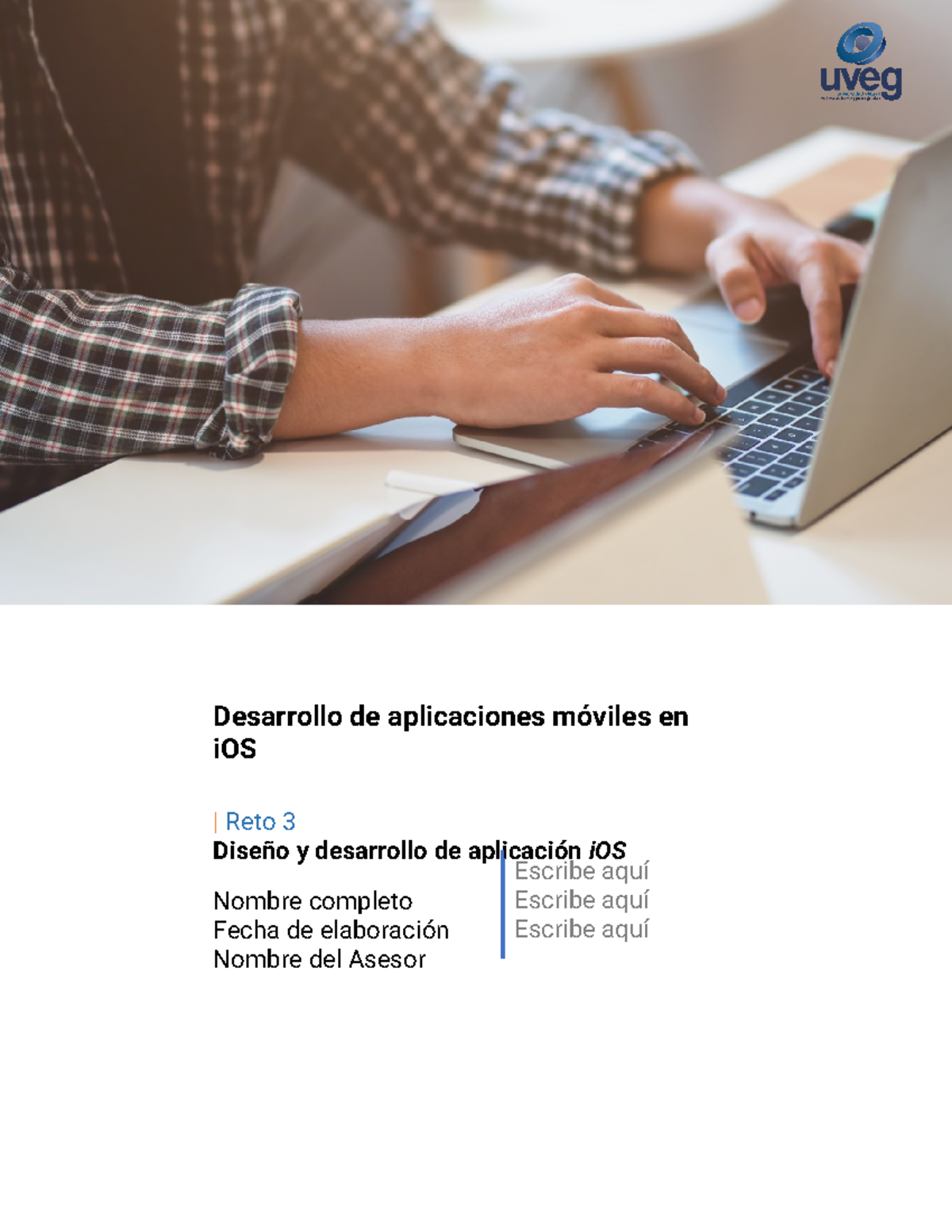 R3 Diseño y Desarrollo de Aplicación iOS: Proyecto de XCode - Studocu