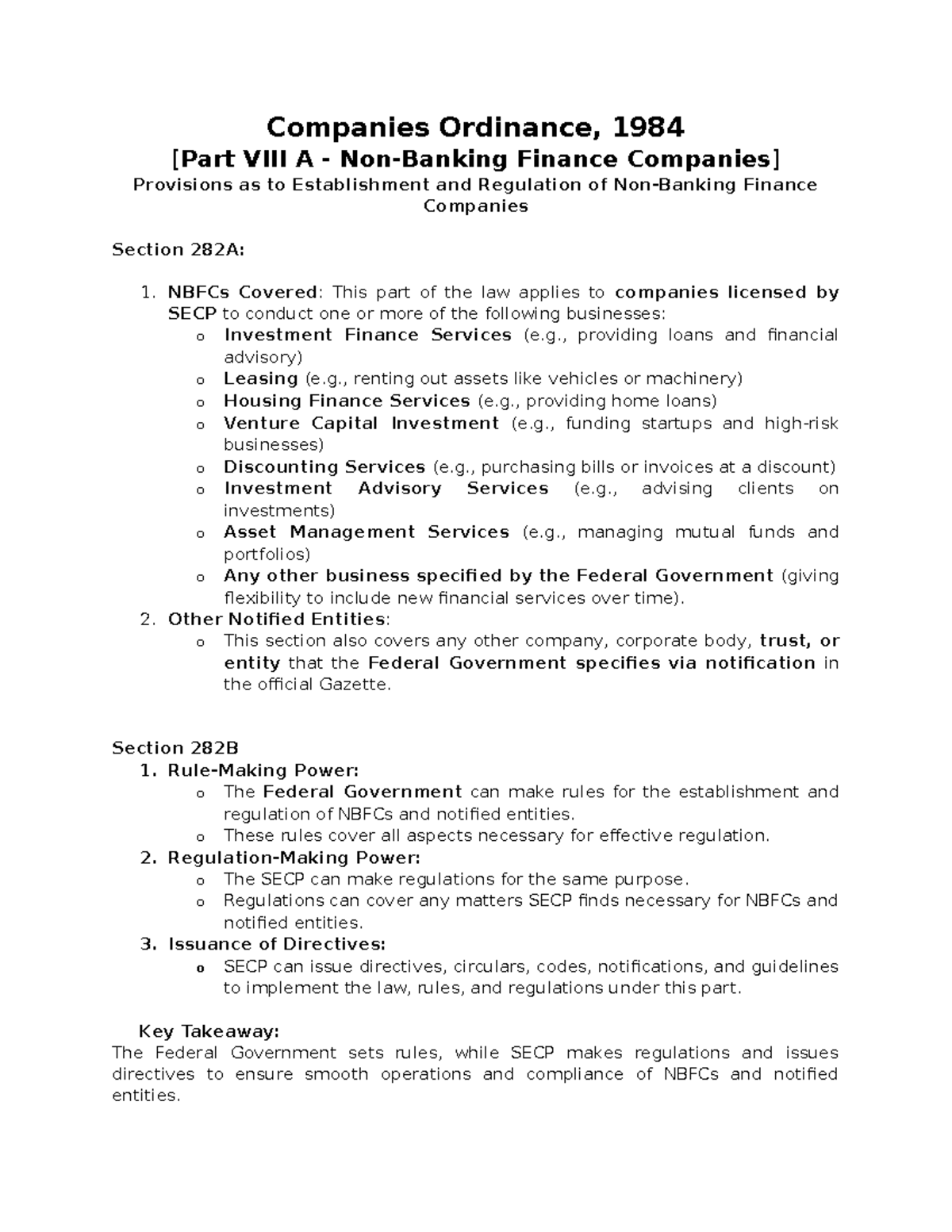 NBFC Regulations and Compliance Overview: Key Sections and Provisions ...