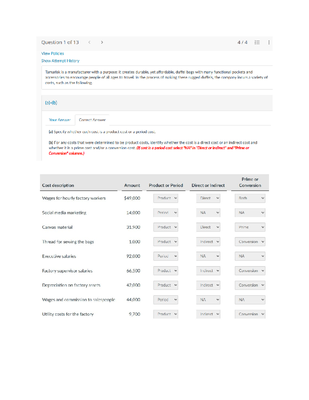 1-2 Problem Set - Cost Analysis for Module One - Studocu