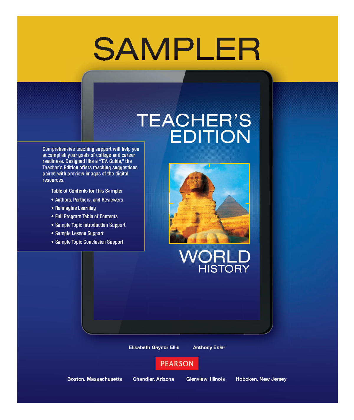 World History Teacher's Edition: Comprehensive Sampler Guide - Studocu